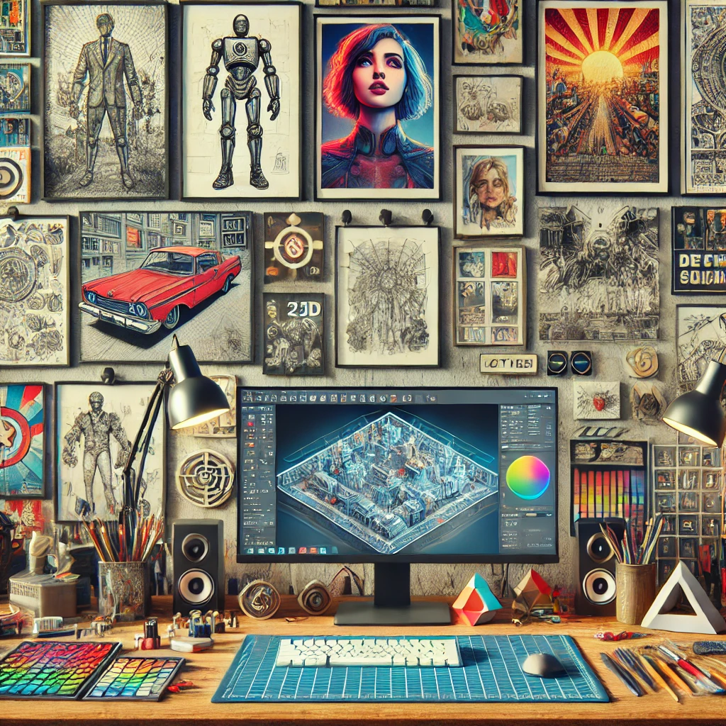 Combining 2D and 3D Art in Concept Art | A Creative Approach